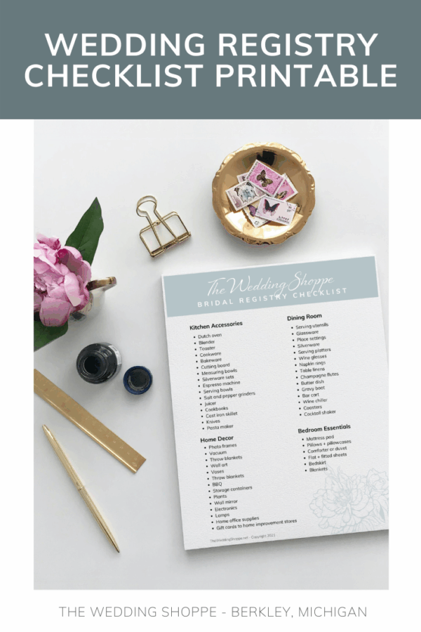 The Ultimate Wedding Registry Checklist for Brides | The Wedding Shoppe